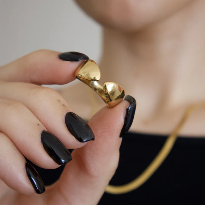 CURVE RING SMALL – Little House Btq